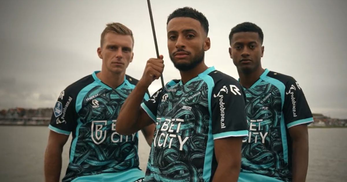 Volendam presenteert uniek 'Palingshirt' als uittenue: 'Beste van twee ...