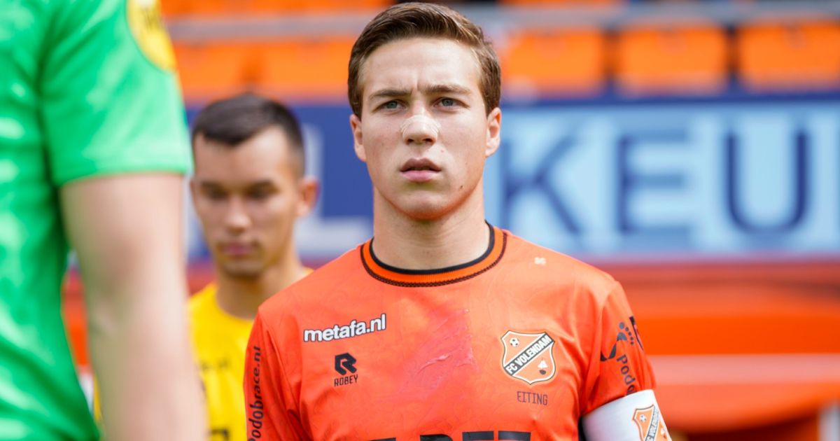 'Eiting blijft in strijd met Volendam: captain meldt zich ziek voor ...